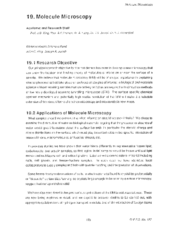 (PDF) Molecule Microscopy | Joseph A Jarrell - Academia.edu