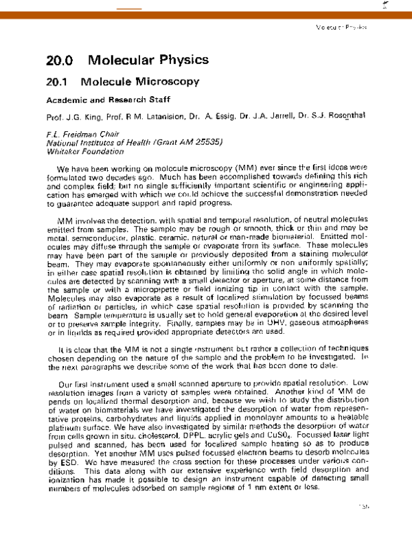 (PDF) Molecular Physics