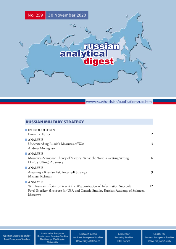 (PDF) Understanding Russia ’ s Measures of War