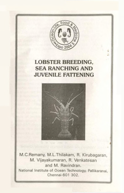 (PDF) Lobster breeding, Sea ranching and juvenile fattening