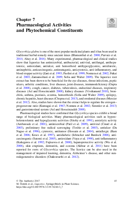 (PDF) Pharmacological Activities and Phytochemical Constituents