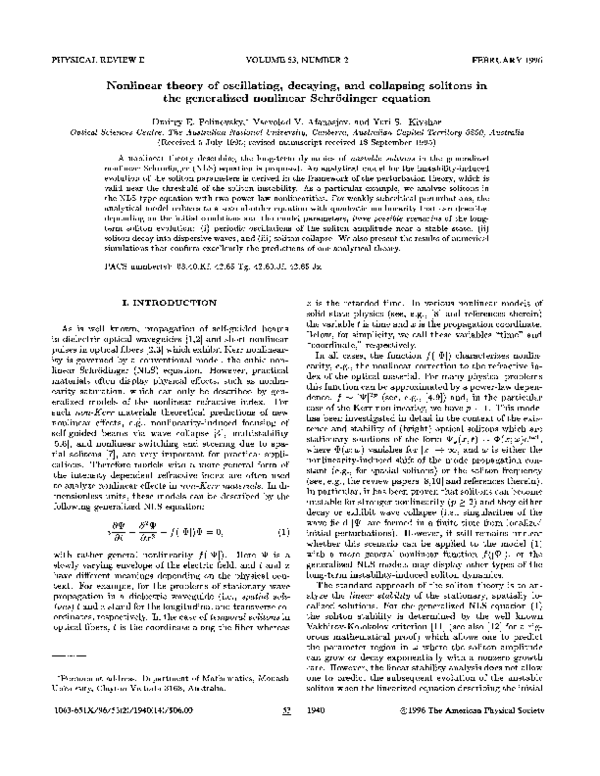 (PDF) Nonlinear theory of oscillating, decaying, and collapsing ...