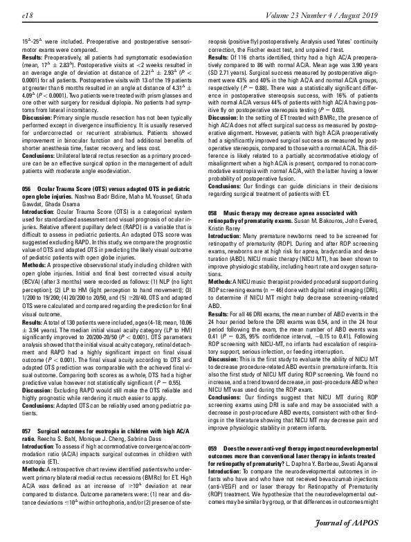 (PDF) Ocular Trauma Score (OTS) versus adapted OTS in pediatric open globe injuries