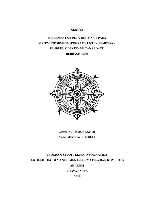 (PDF) Implementasi Peta Responsif Pada Sistem Informasi Geografis Untuk ...