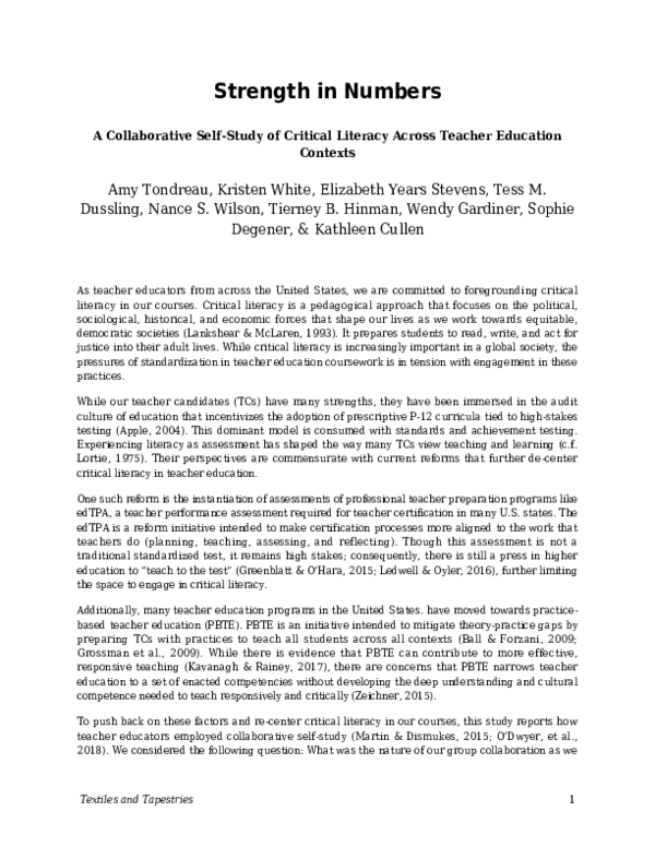 (PDF) Strength in Numbers