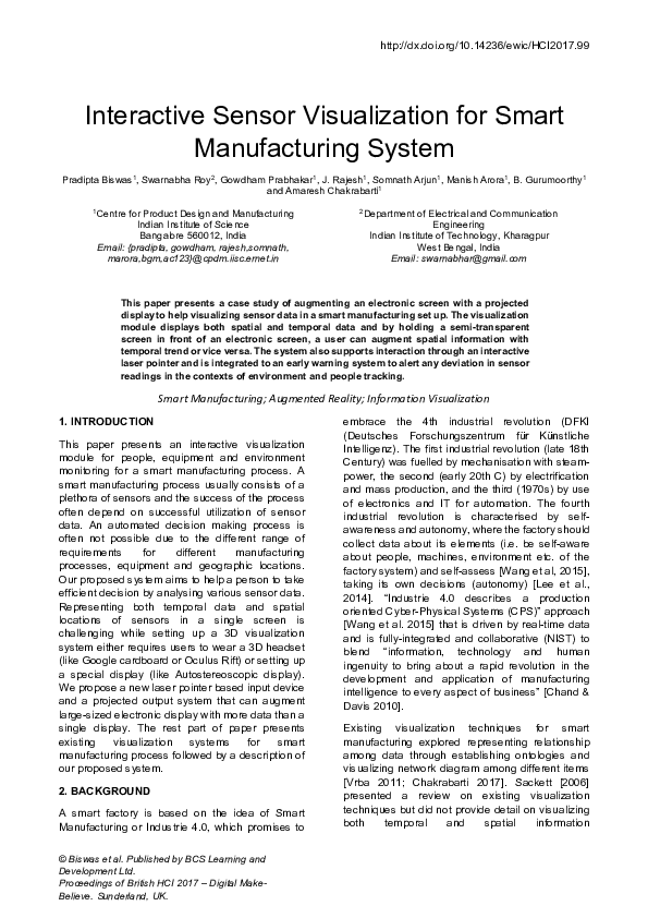 (PDF) Interactive Sensor Visualization Module for Smart Manufacturing ...