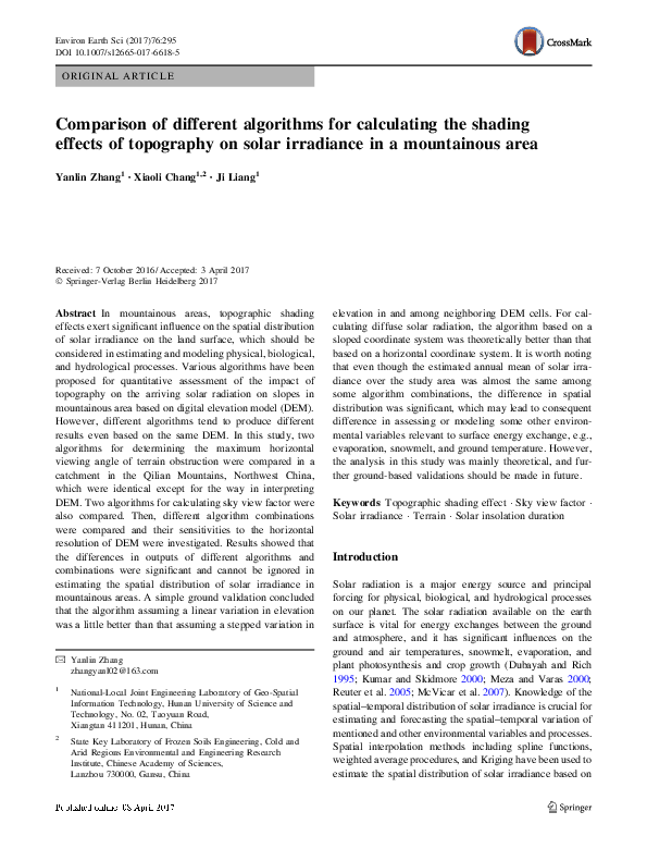 Pdf Comparison Of Different Algorithms For The Calculation Of Variance Component Models In