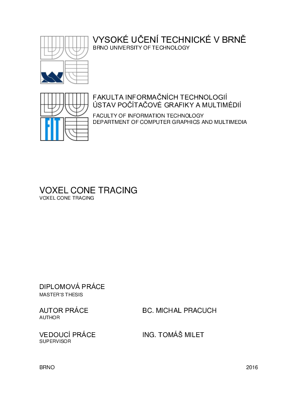 (PDF) Voxel Cone Tracing