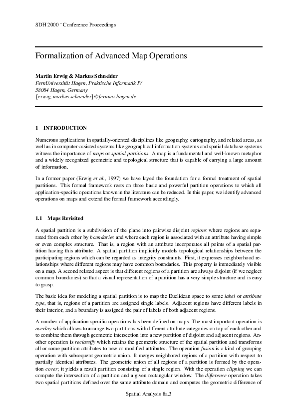 (PDF) Formalization of advanced map operations