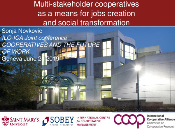 (PDF) Multi-stakeholder cooperatives as a means for jobs creation and ...