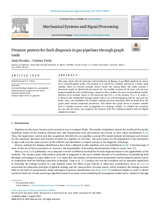 (PDF) Mechanical Systems and Signal Processing