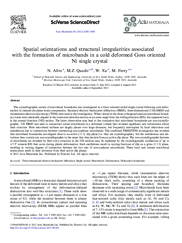(PDF) Spatial orientations and structural irregularities associated ...
