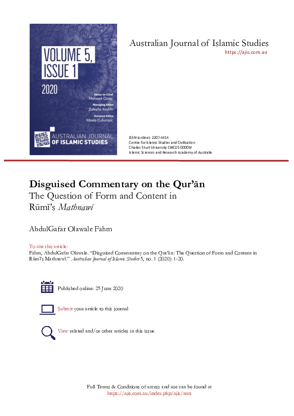 (PDF) Disguised Commentary on the Qur'an