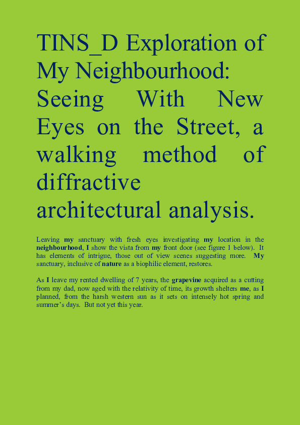 (DOC) Seeing with New Eyes on the Street