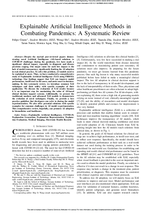 (PDF) Explainable Artificial Intelligence Methods in Combating ...