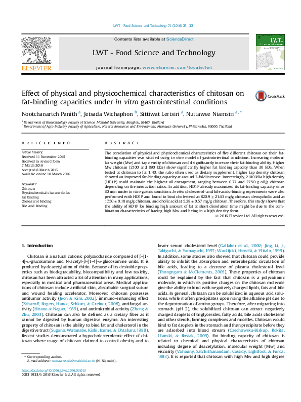 (PDF) Effect of physical and physicochemical characteristics of ...