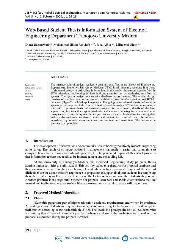 (PDF) Web-Based Student Thesis Information System of Electrical ...