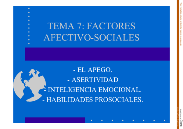 (PDF) Factores afectivo-sociales