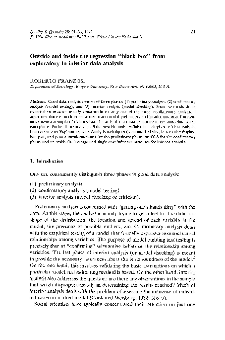 (PDF) Outside and inside the regression ?black box? from exploratory to ...