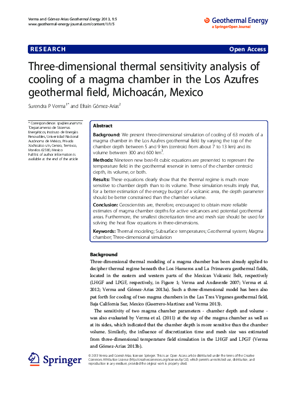 (PDF) Three-dimensional thermal sensitivity analysis of cooling of a ...