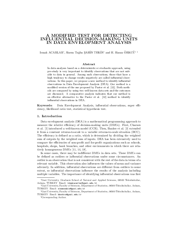 (PDF) A Modified Test for Detecting Influential Decision-Making Units ...