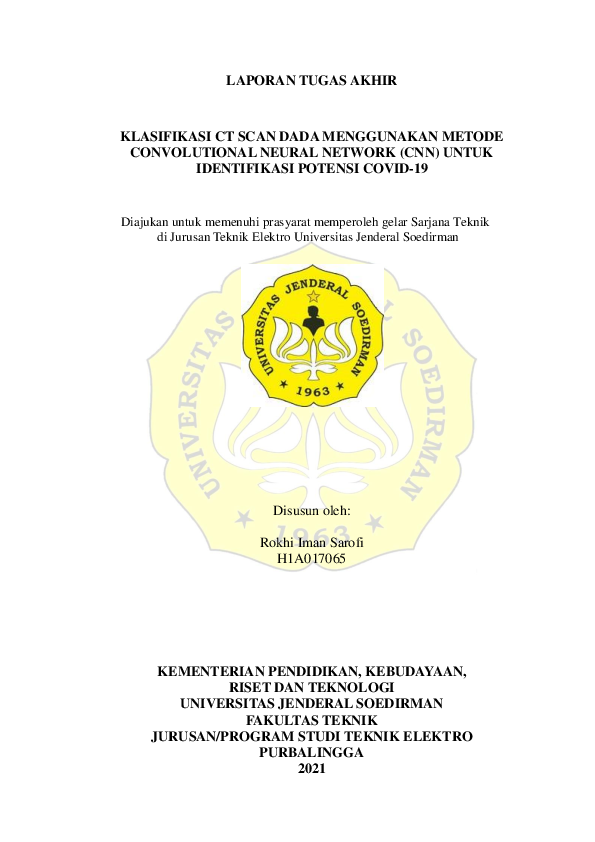 (PDF) Klasifikasi CT Scan Dada Menggunakan Metode Convolutional Neural ...