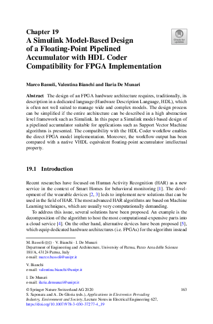 (PDF) A Simulink Model-Based Design of a Floating-Point Pipelined ...