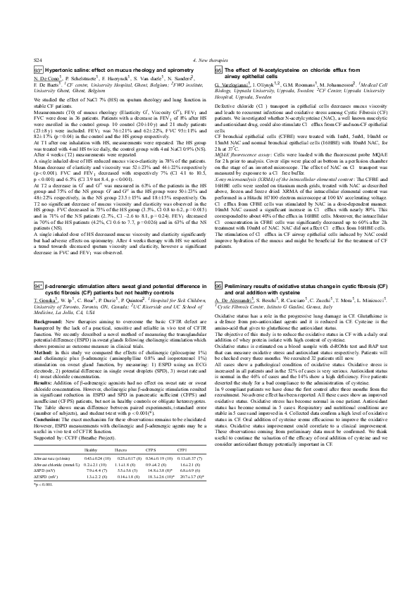 (PDF) Hypertonie saline: effect on mucus rheology and spirometry