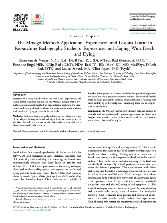 (PDF) The Mmogo-Method: Application, Experiences, and Lessons Learnt in ...