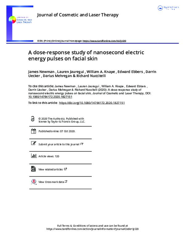 (PDF) A dose-response study of nanosecond electric energy pulses on ...