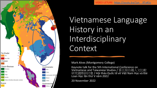 (PDF) Vietnamese Language History in an Interdisciplinary Context ...