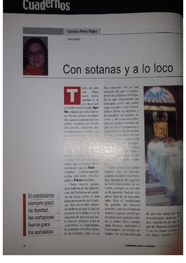 (PDF) Con sotanas y a lo loco