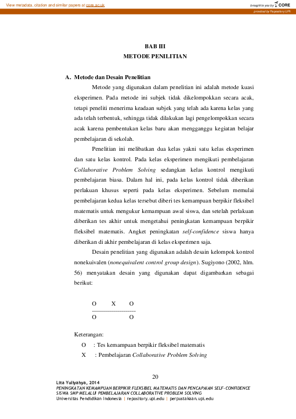 (PDF) PENINGKATAN KEMAMPUAN BERPIKIR FLEKSIBEL MATEMATIS DAN PENCAPAIAN SELF-CONFIDENCE SISWA ...