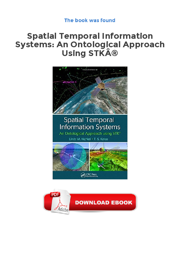 (PDF) Spatial Temporal Information Systems