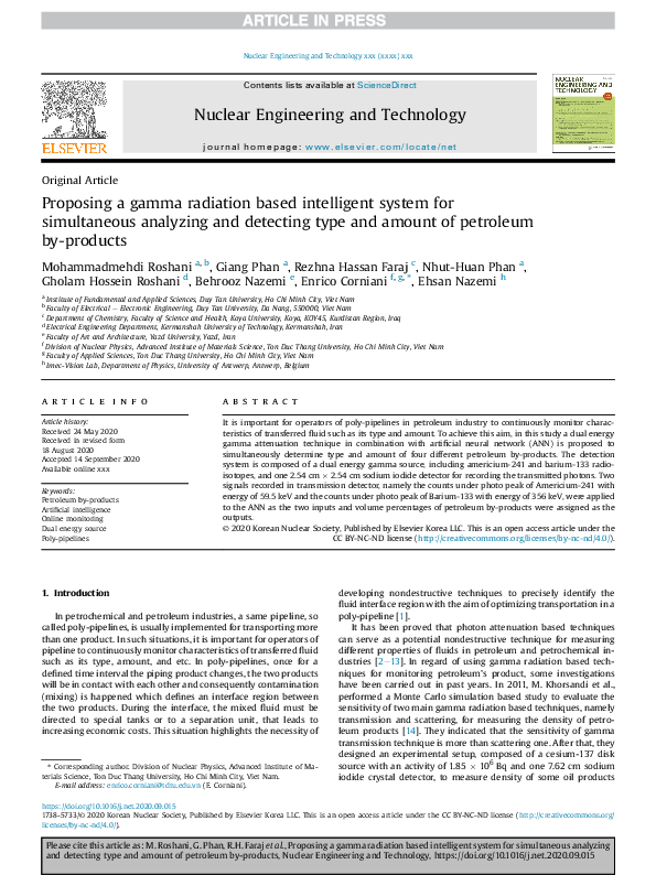 (PDF) Proposing a gamma radiation based intelligent system for ...