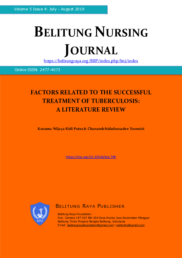 (PDF) Factors Related to the Successful Treatment of Tuberculosis: A Literature Review ...