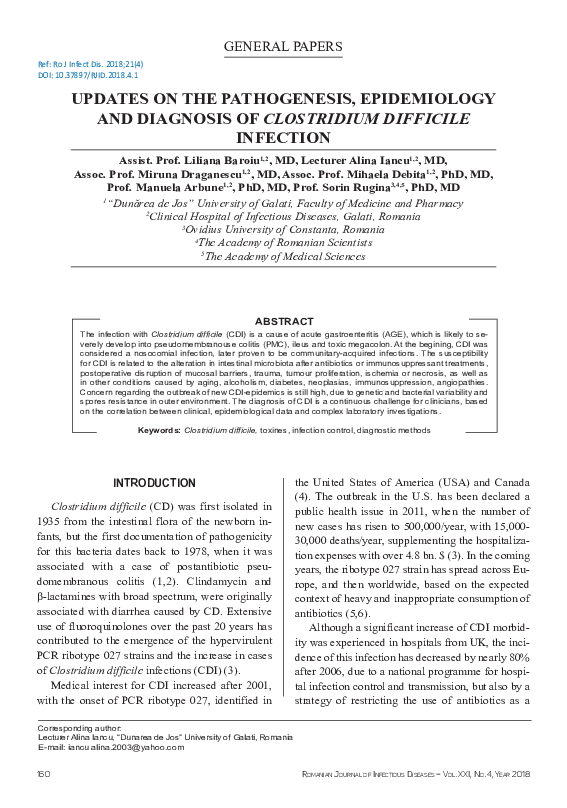 (PDF) Updates on the pathogenesis, epidemiology and diagnosis of ...