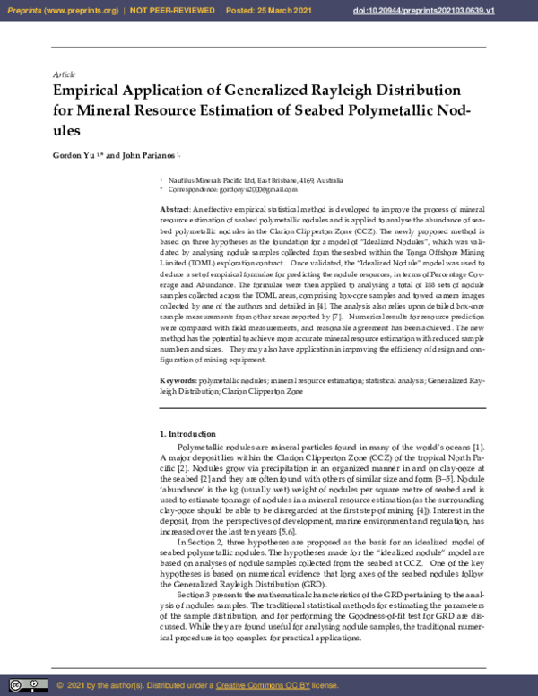Pdf Empirical Application Of Generalized Rayleigh Distribution For