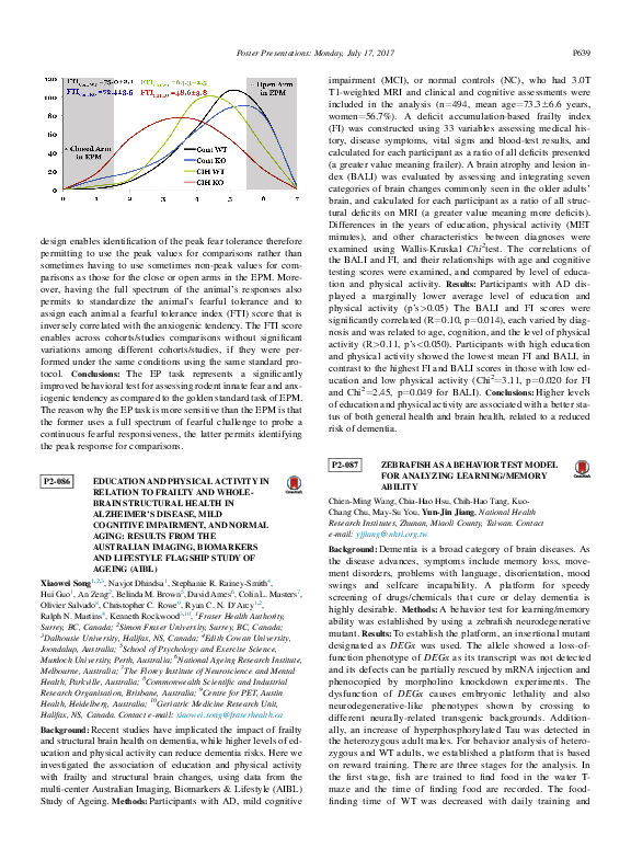 (PDF) Zebrafish as a Behavior Test Model for Analyzing Learning/Memory ...