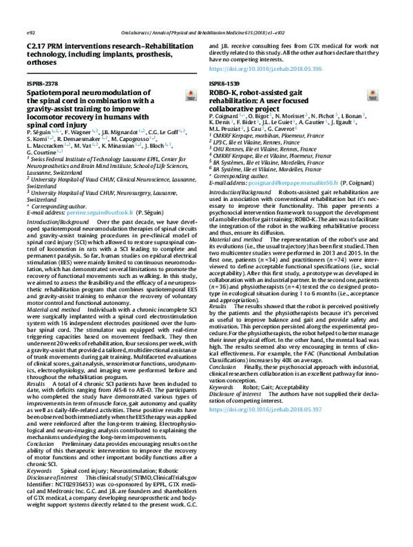 (PDF) Spatiotemporal neuromodulation of the spinal cord in combination ...
