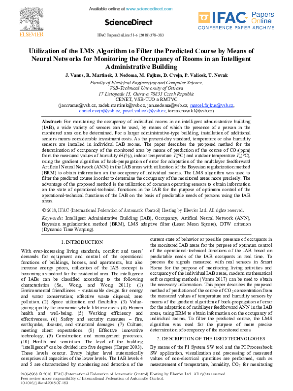 Pdf Utilization Of The Lms Algorithm To Filter The Predicted Course