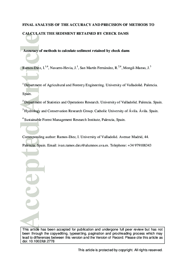 (PDF) Final Analysis of the Accuracy and Precision of Methods to ...