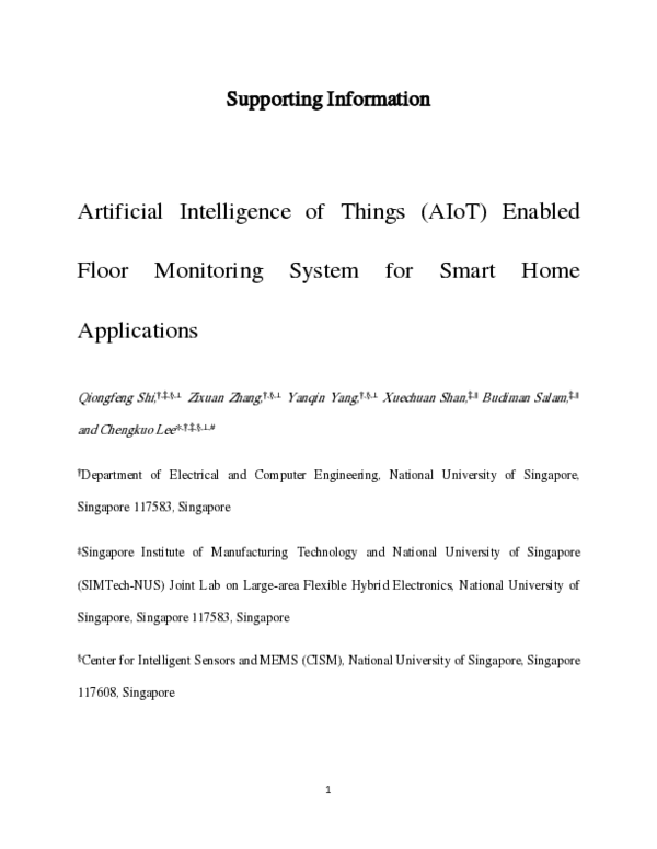 (PDF) Artificial Intelligence of Things (AIoT) Enabled Floor Monitoring System for Smart Home ...