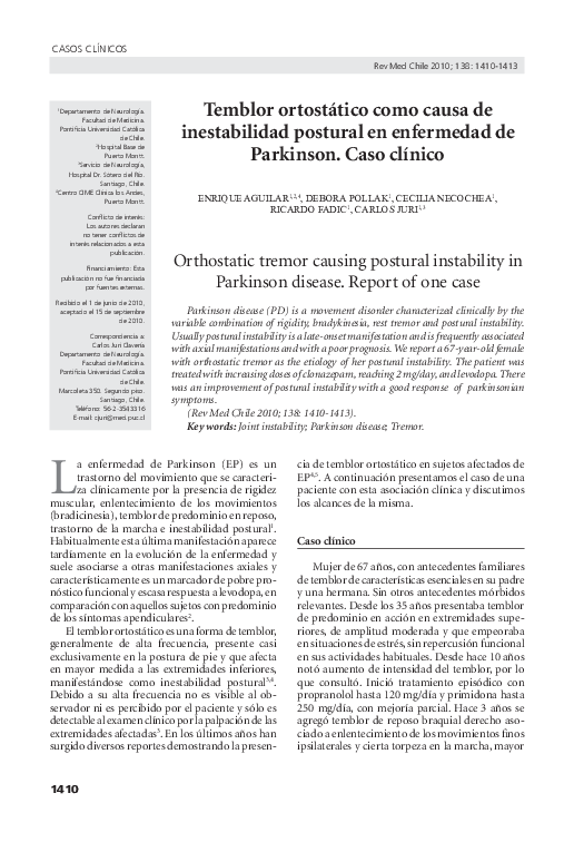 (PDF) Temblor ortostático como causa de inestabilidad postural en ...