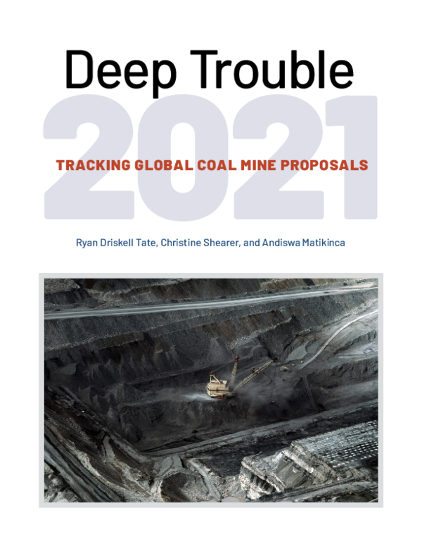 (PDF) Deep Trouble: Tracking Global Coal Mine Proposals