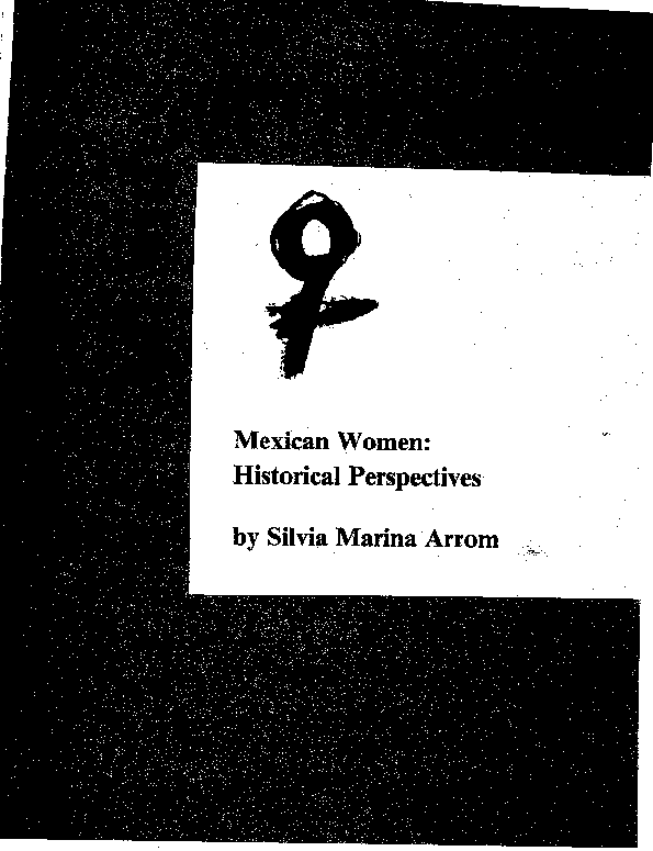(PDF) Mexican Women: Historical Perspectives
