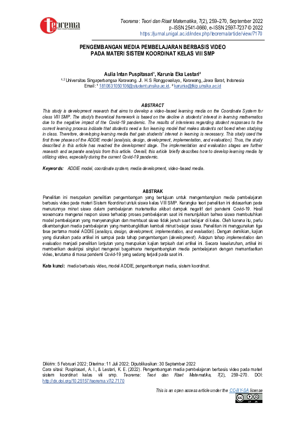 (PDF) Pengembangan Media Pembelajaran Berbasis Video pada MataPelajaran Dasar-dasar Kelistrikan ...