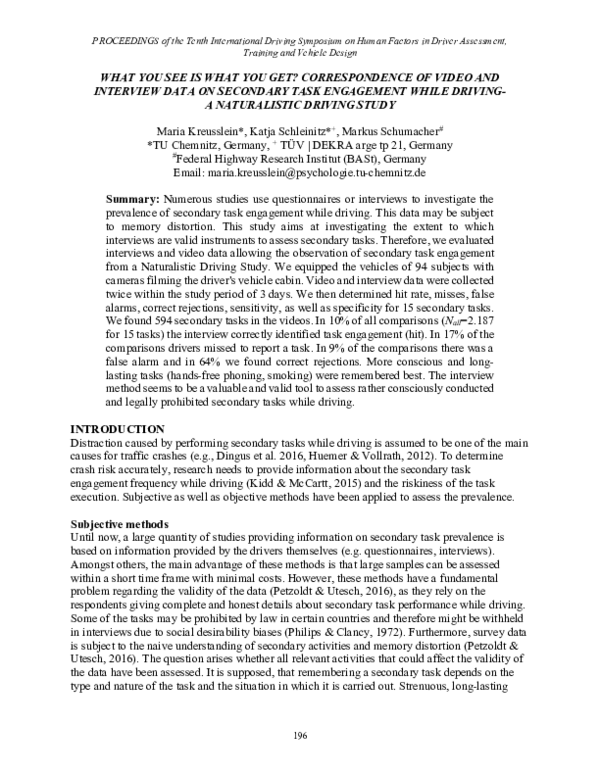 (PDF) What You See is What You Get? Correspondence of Video and ...