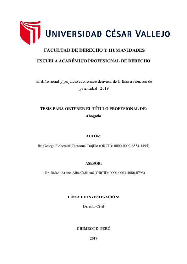 (PDF) El daño moral y perjuicio económico derivada de la falsa ...