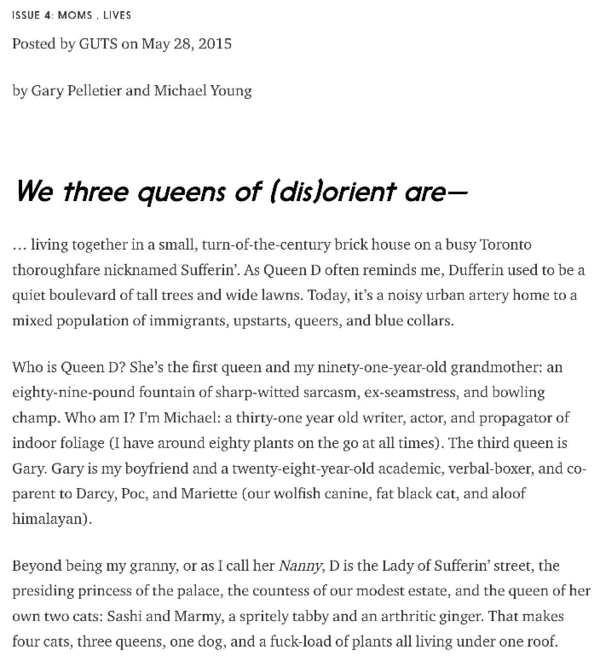 (PDF) We Three Queens